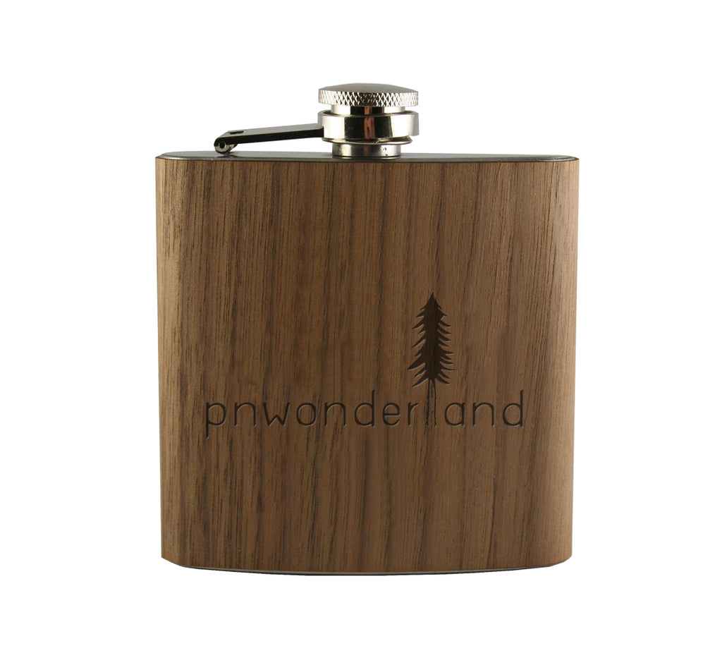 Real Wood Flask (6oz) – Pnwonderland