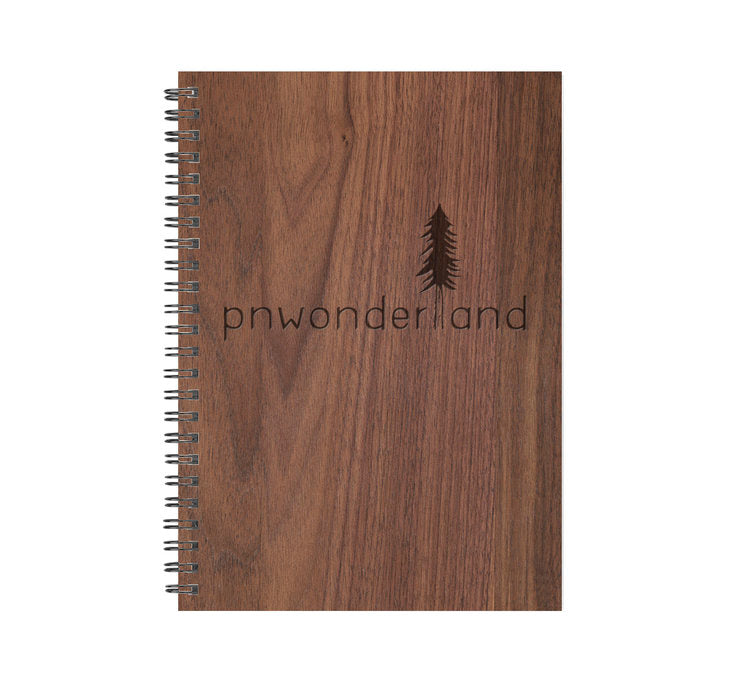 Real Wood Notebook (Lined or Blank) – Pnwonderland